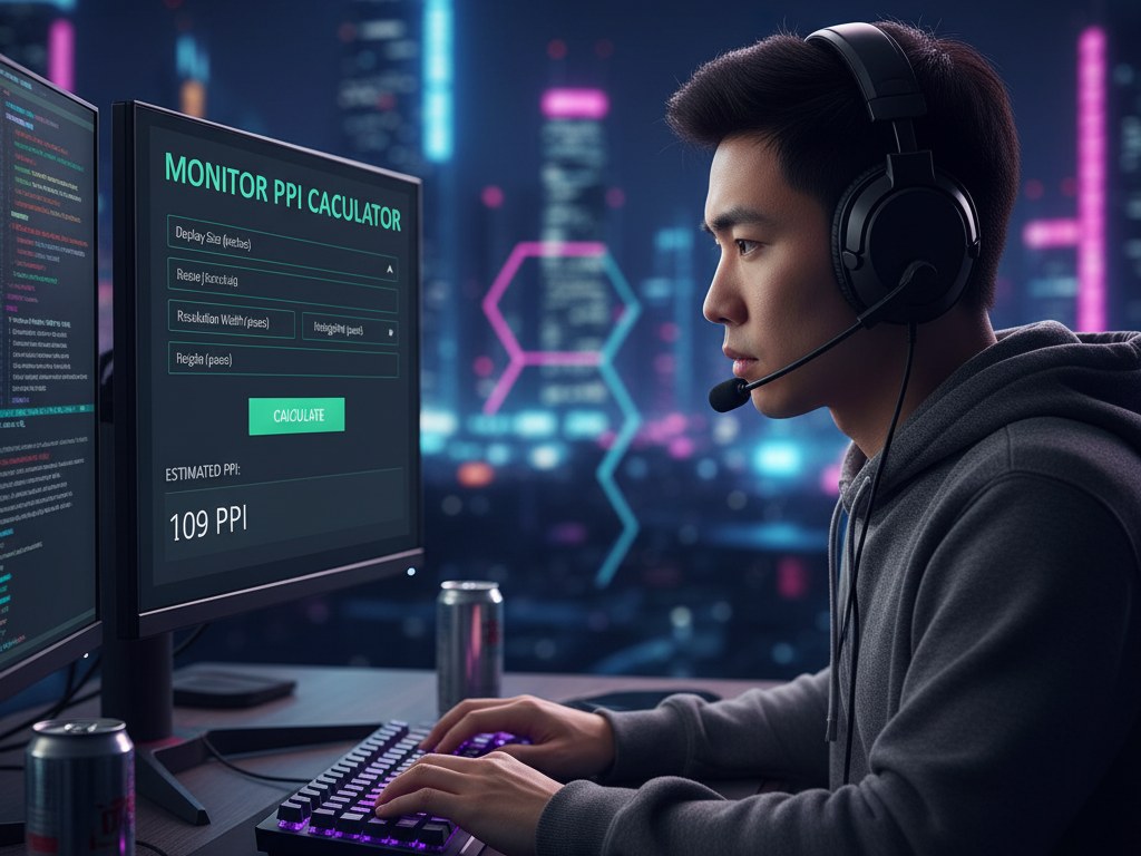 Monitor PPI Calculator - Pixel Density & Display Quality Calculator